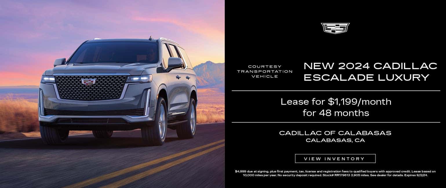 New Cadillac Dealership Specials, Offers & Incentives in Calabasas, CA