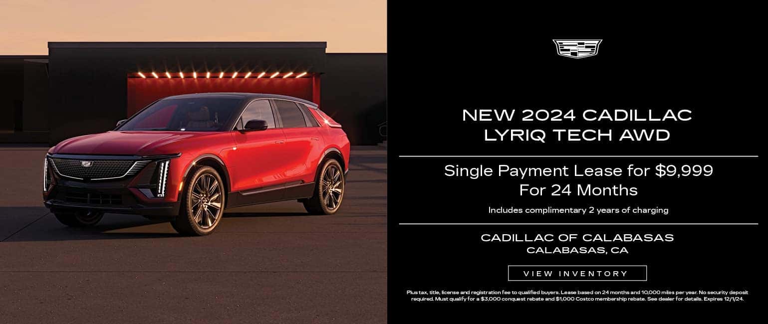 New Cadillac Dealership Specials, Offers & Incentives in Calabasas, CA
