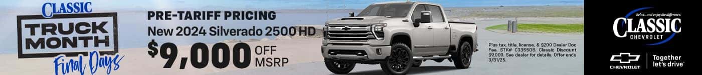 New Chevy Silverado 1500 for Sale | Classic Chevrolet