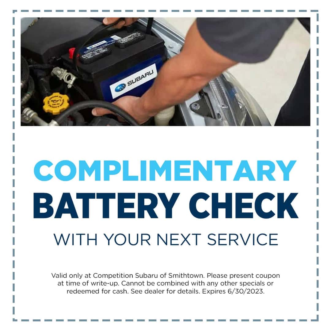 Auto Service Specials | Competition Subaru of Smithtown near Stony Brook