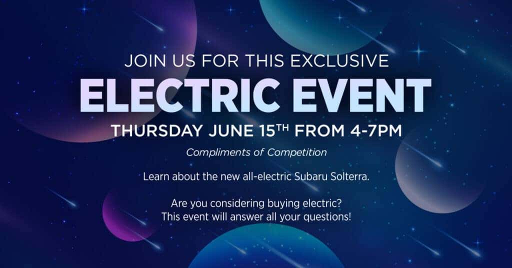 Eclectic Event RSVP | Competition Subaru of Smithtown