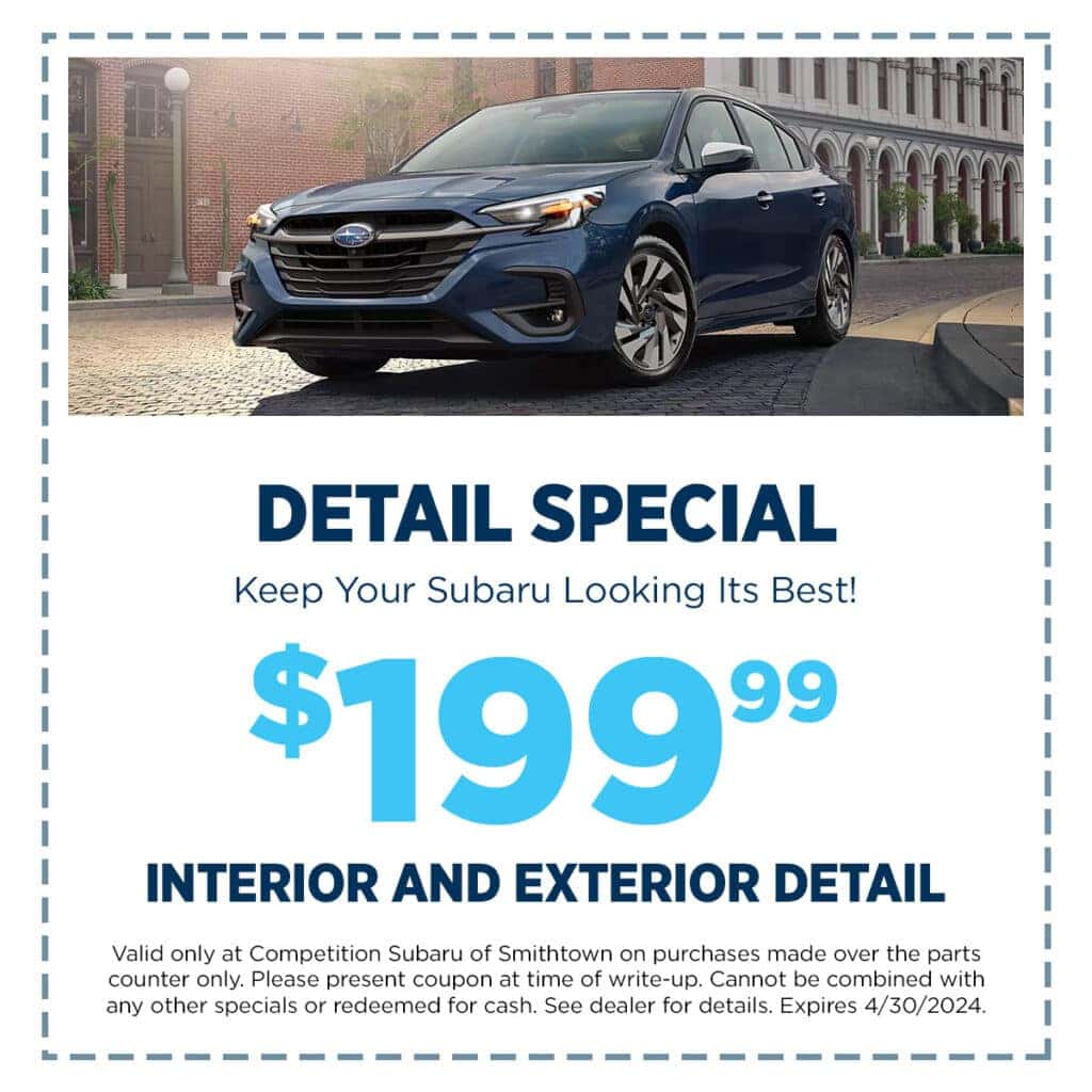 Auto Service Specials | Competition Subaru of Smithtown near Stony Brook