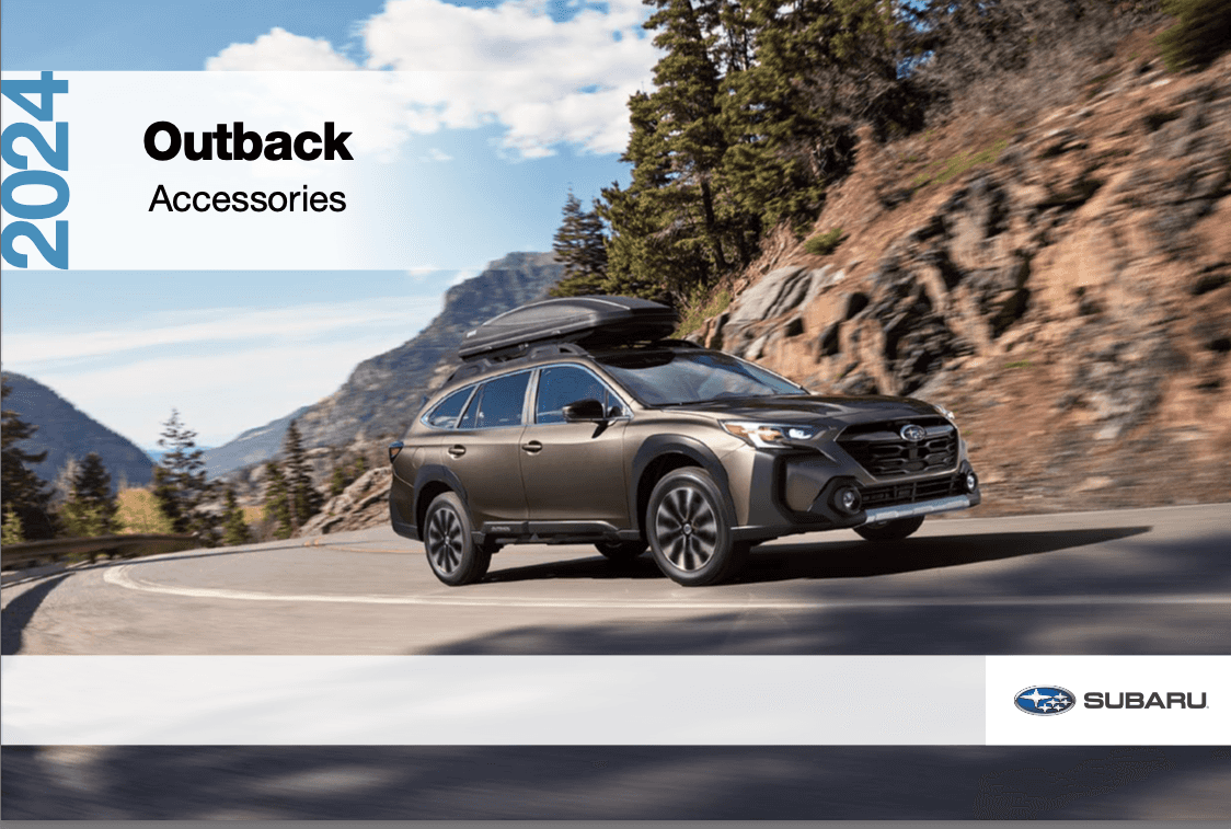 2024 Outback Accessory Brochure | Competition Subaru of Smithtown