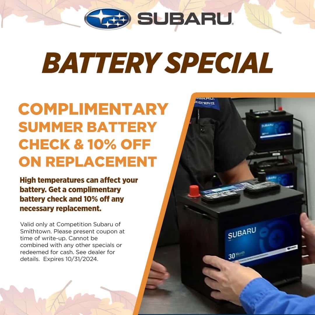 Auto Service Specials | Competition Subaru of Smithtown near Stony Brook