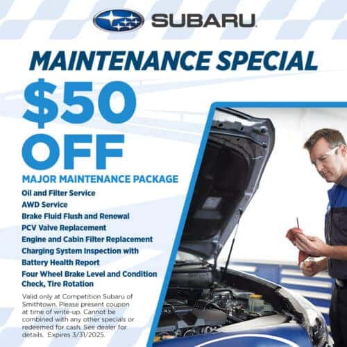 Auto Service Specials | Competition Subaru of Smithtown near Stony Brook