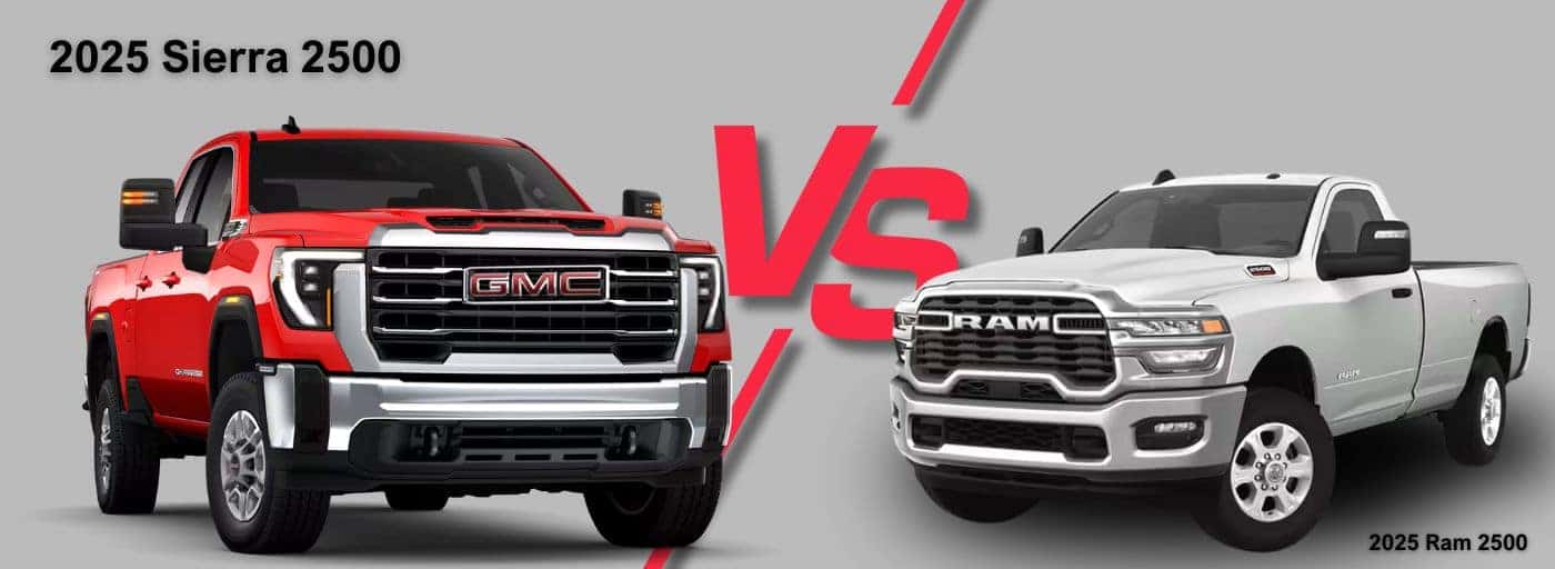 Comparing the 2025 GMC Sierra 2500 to the Competition