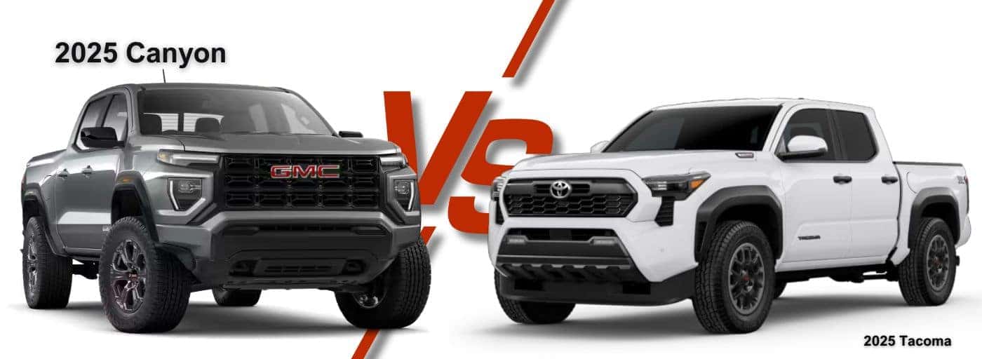 Comparing the 2025 GMC Canyon to the Competition - Midsize Trucks