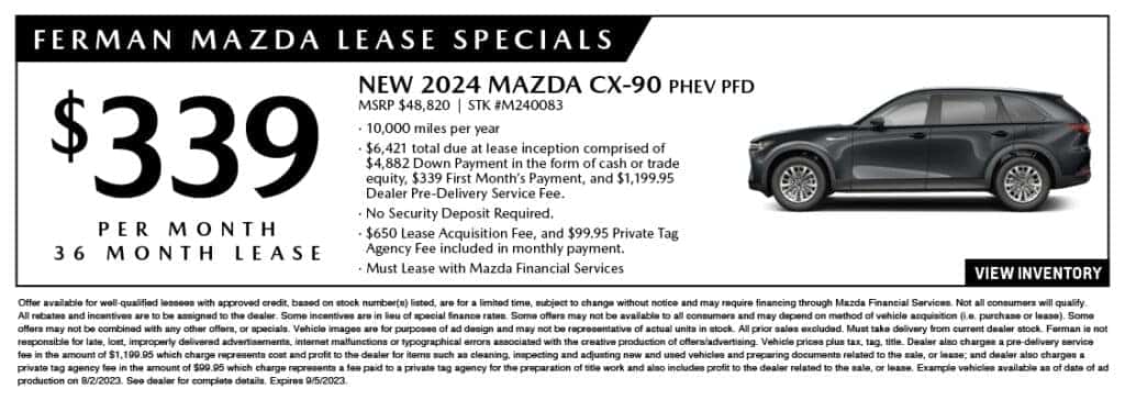 New Mazda Dealer Specials | Ferman Mazda Of Brandon