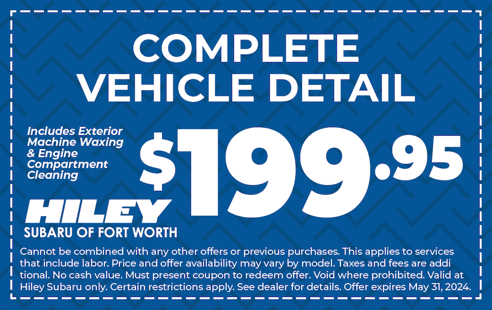 Car Service Specials In Fort Worth, TX | Auto Service | Hiley Subaru