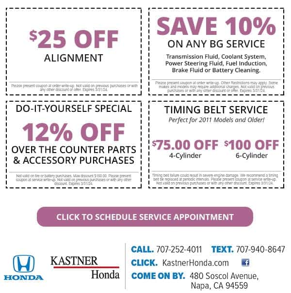Auto Service Specials | Kastner Honda near Vallejo