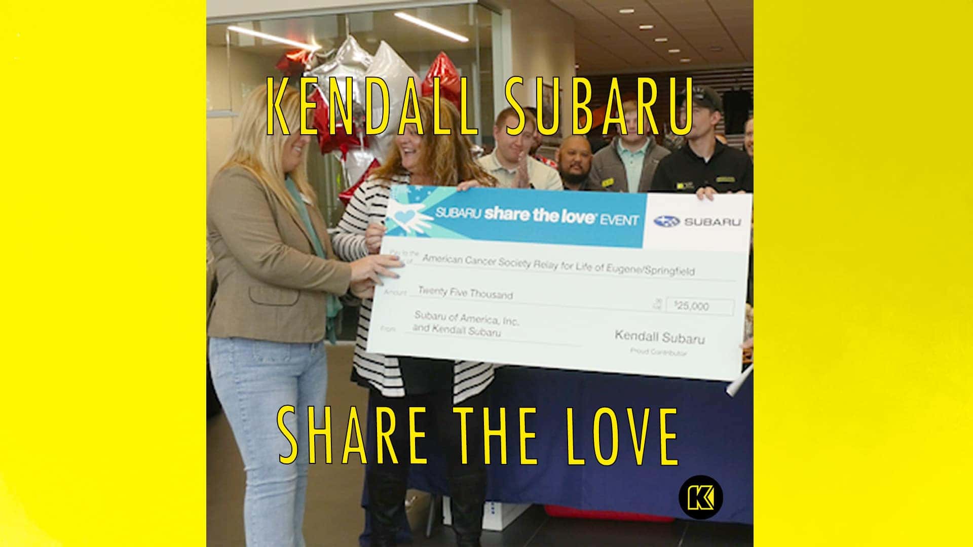 Share the Love 2023 With Kendall Subaru of Eugene | Kendall Subaru of ...