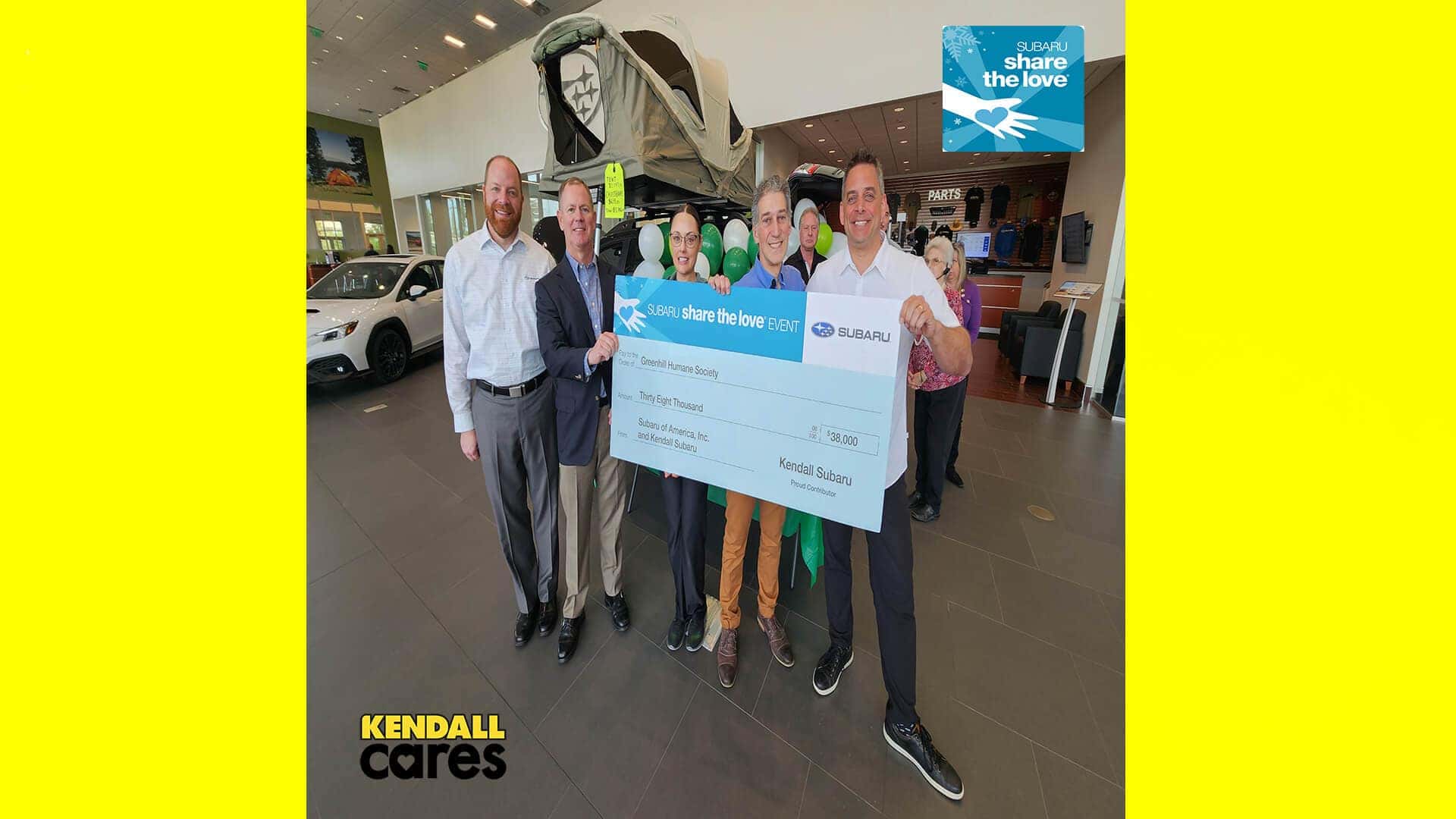 Kendall Subaru of Eugene Share the Love With Greenhill Humane Society ...