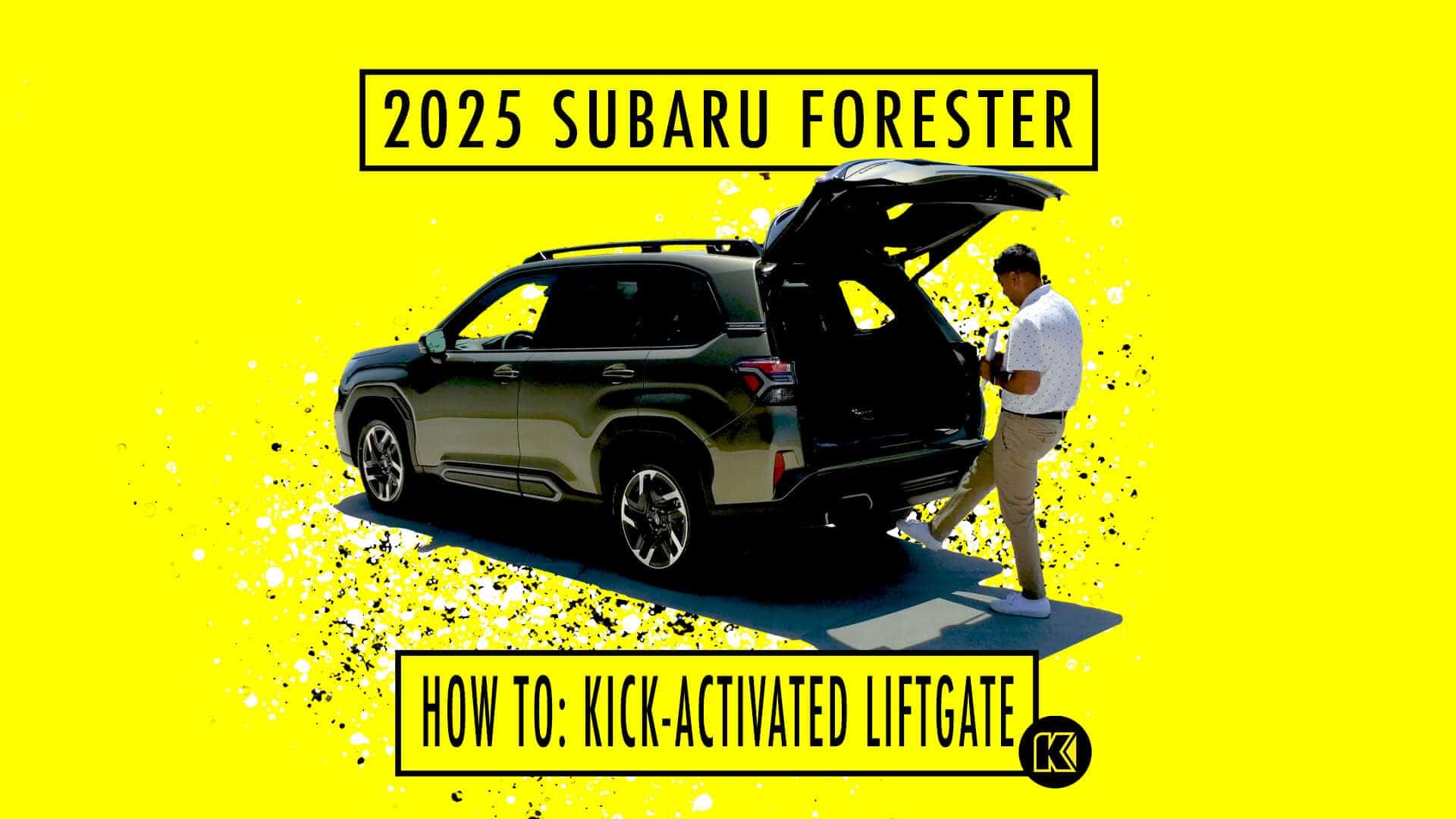 How to Use the Kick Liftgate on the 2025 Subaru Forester Touring ...