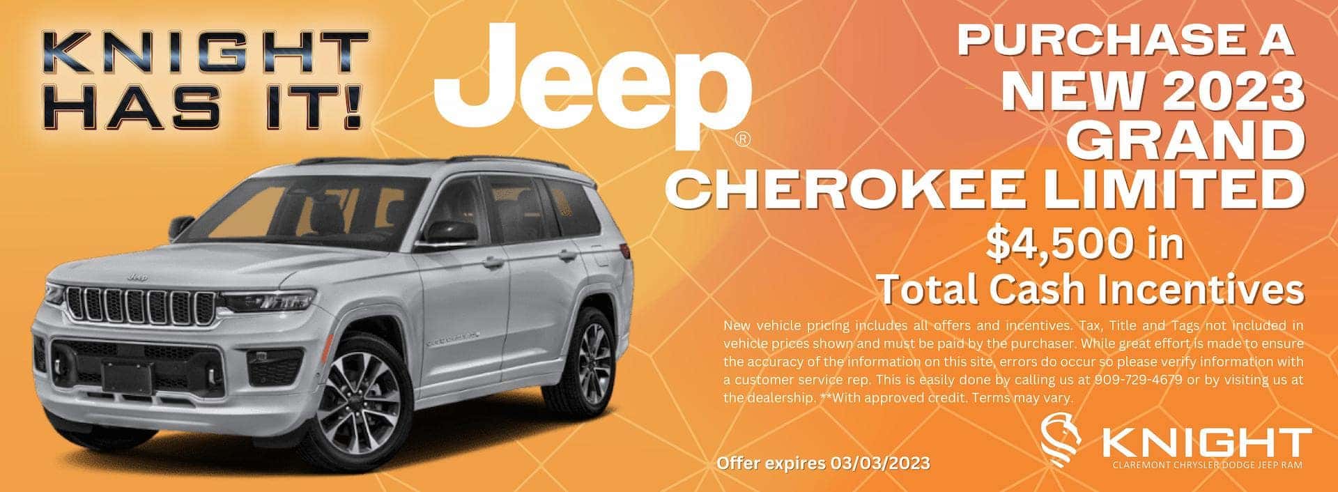 Current New CDJR Special Offers | Knight Claremont Chrysler Dodge Jeep Ram