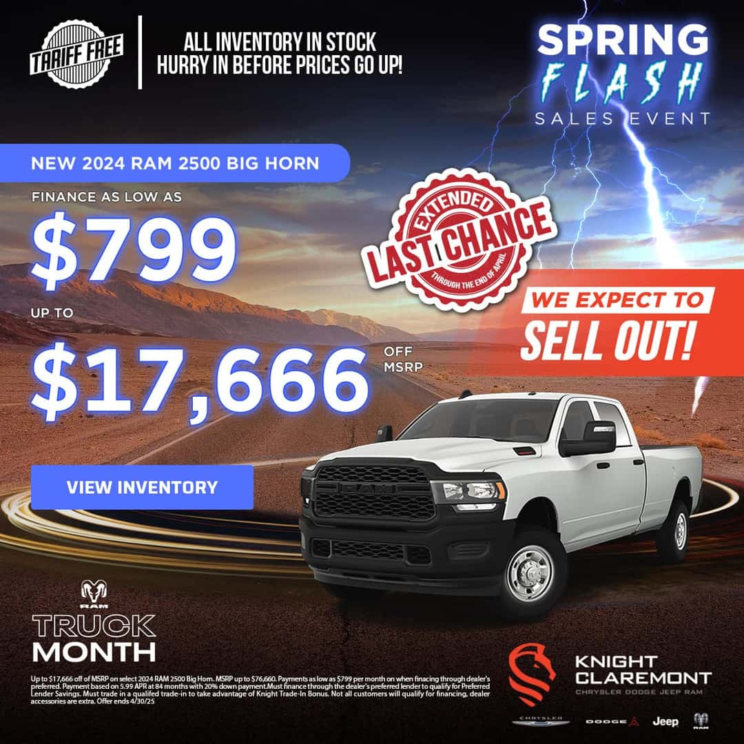 New Vehicle Offers | Knight Claremont Chrysler Dodge Jeep Ram