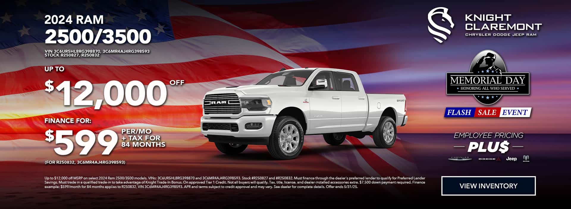 Chrysler Dodge Ram Jeep Dealer Near Ontario, CA | Knight Claremont