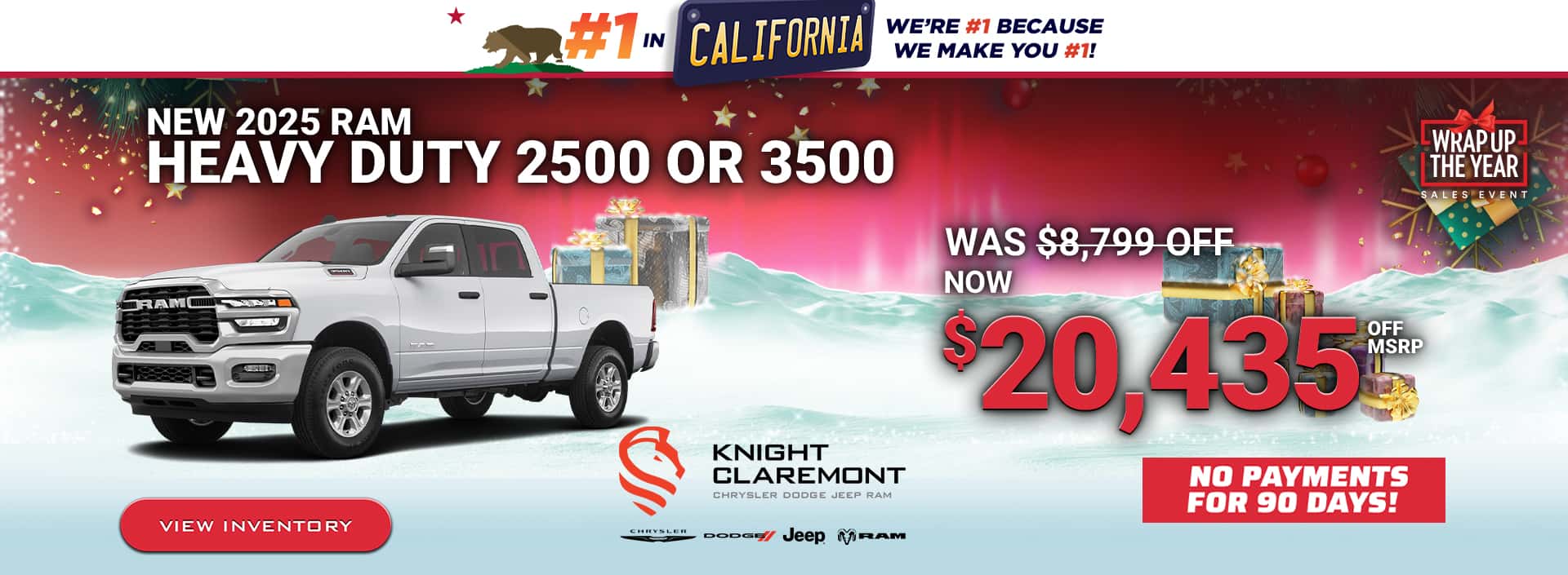 Chrysler Dodge Ram Jeep Dealer Near Ontario, CA | Knight Claremont