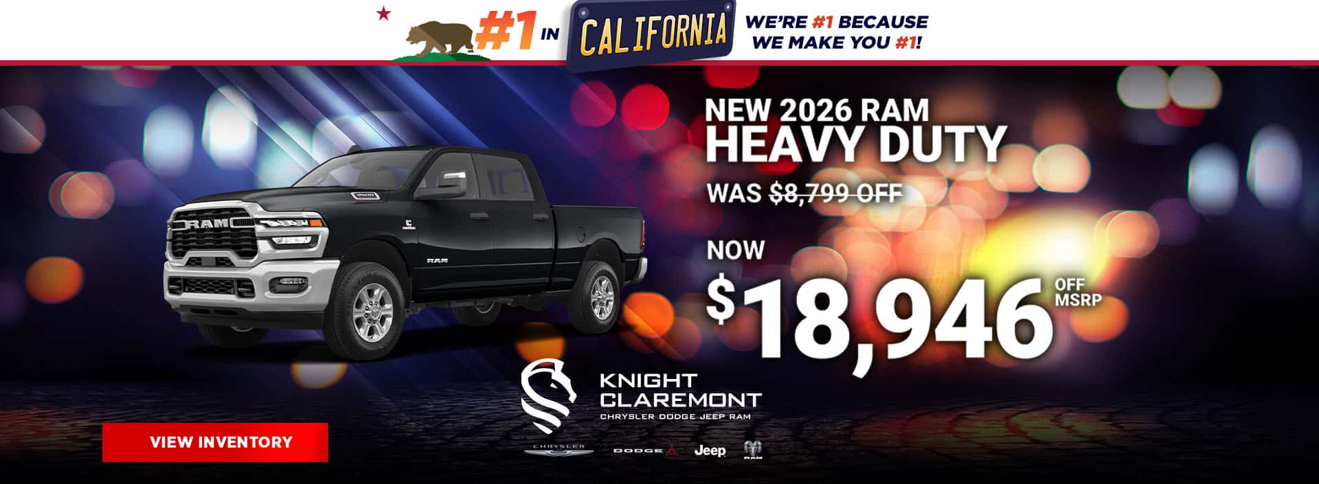 Chrysler Dodge Jeep Ram Dealer Claremont CA | New & Used Cars | Knight ...