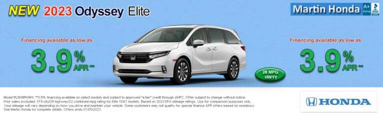 Dealer Specials | Martin Honda