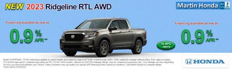 Dealer Specials | Martin Honda