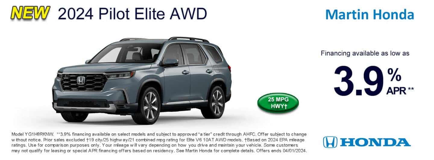 Dealer Specials | Martin Honda