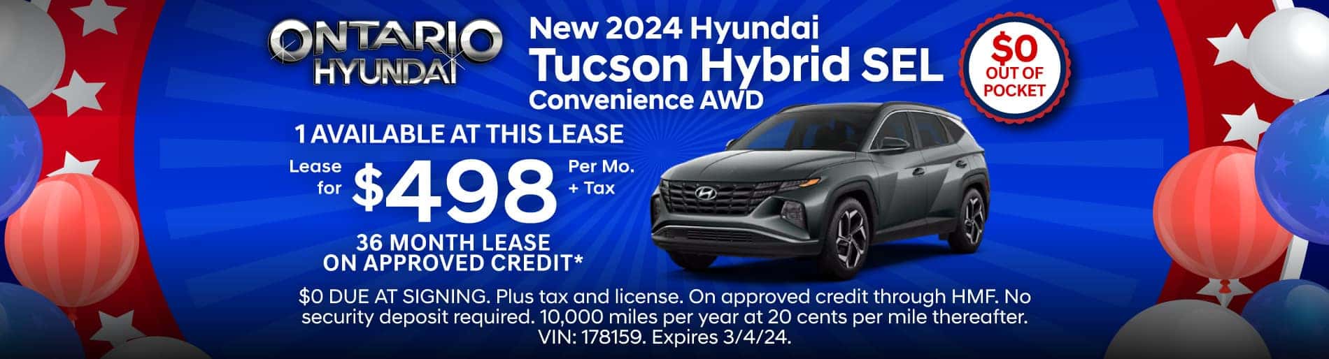 New Hyundai TUCSON Hybrid for Sale in Ontario, CA