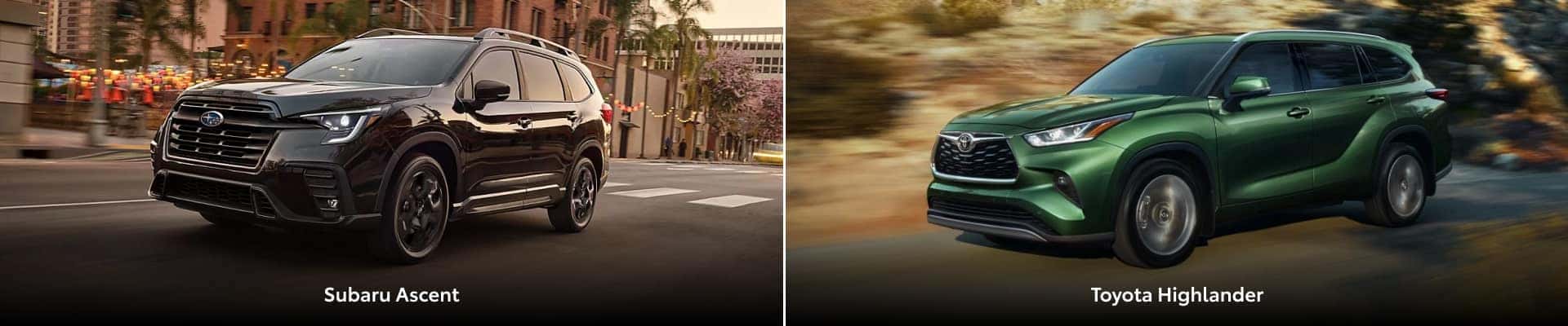 2025 Subaru Ascent Vs. 2025 Toyota Highlander Comparison