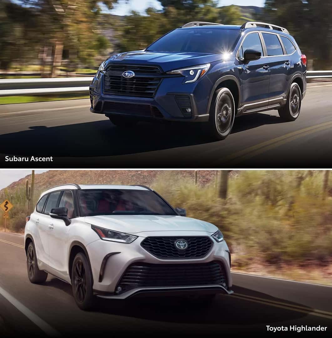 2025 Subaru Ascent Vs. 2025 Toyota Highlander Comparison