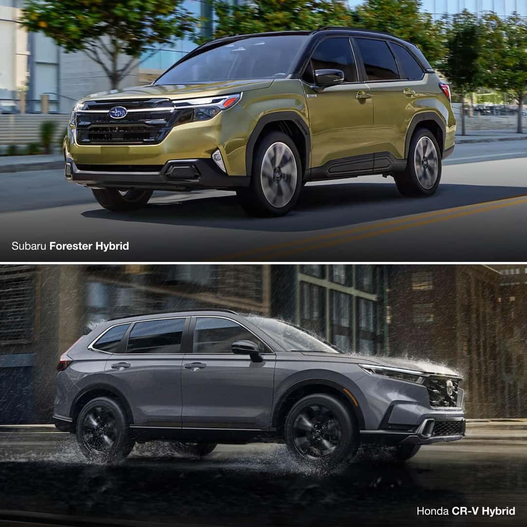 Subaru Forester Hybrid Vs. Honda CR-V Hybrid Comparison