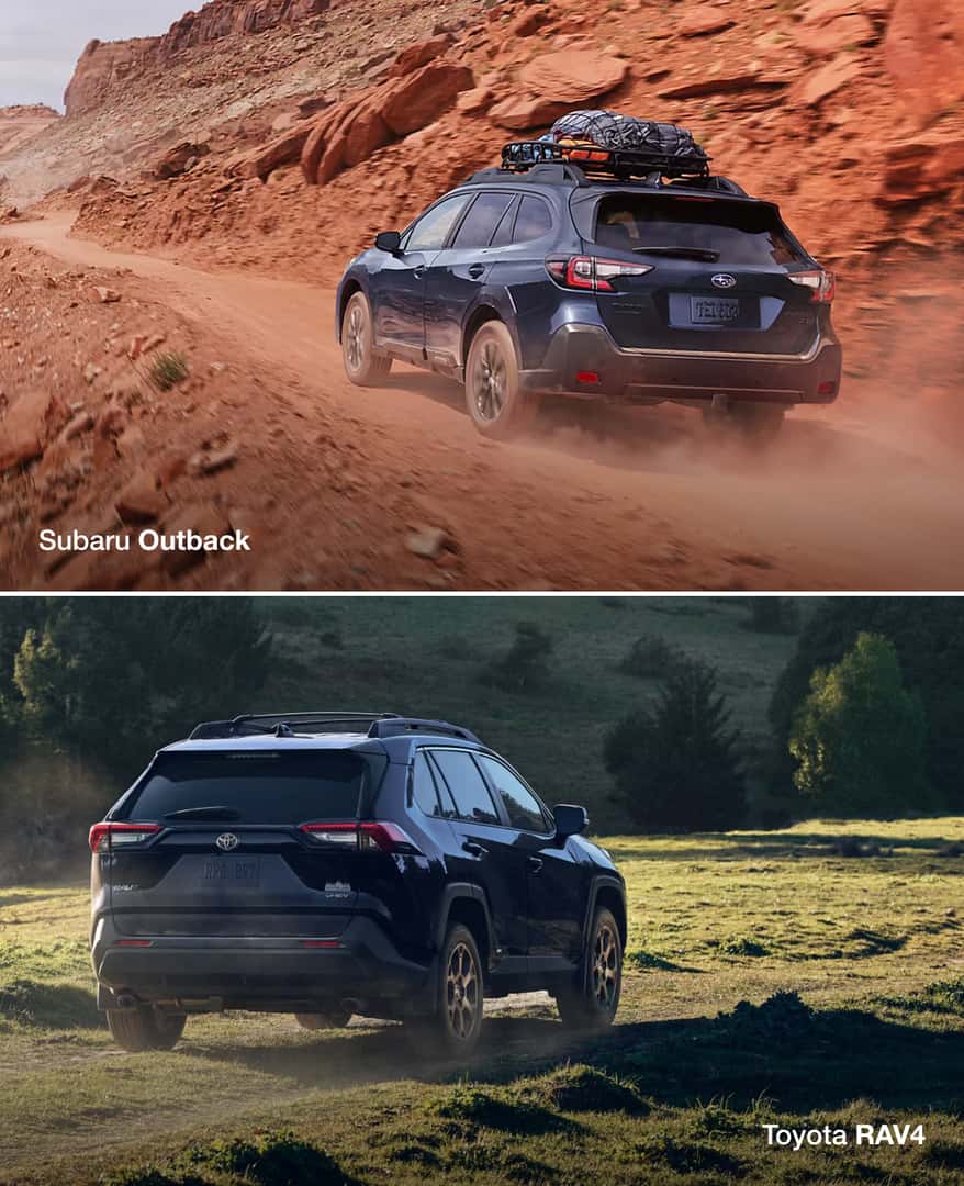 Subaru Outback Vs Toyota Rav4 In Snow