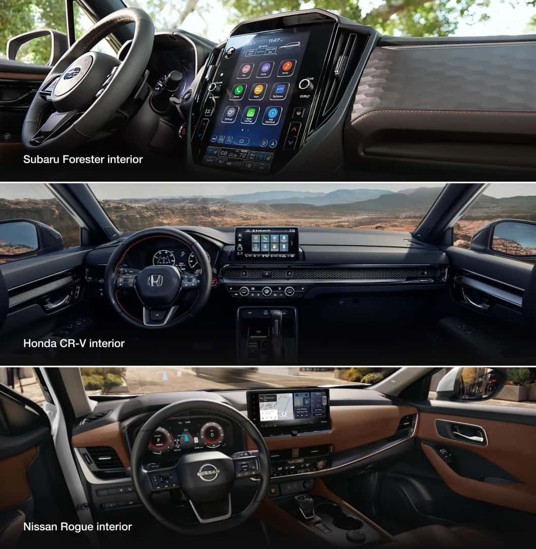 Subaru Forester Vs. Honda CR-V Vs. Nissan Rogue Comparison