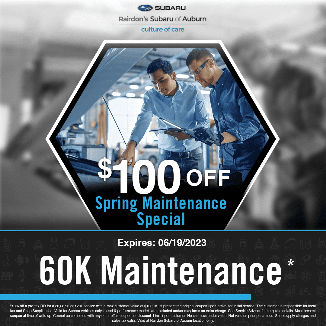 Subaru 60k Service Cost