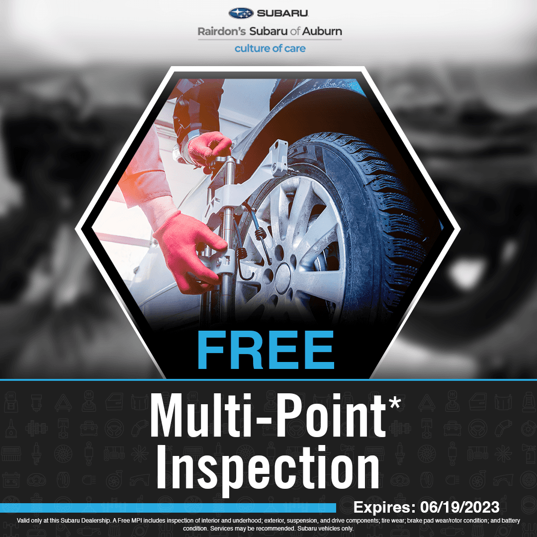 Multi-Point Inspection | Rairdon's Subaru of Auburn