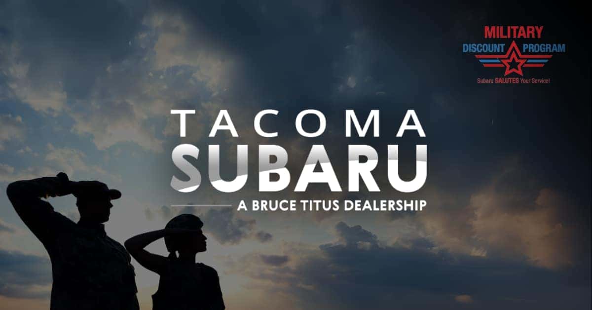 Subaru Military Program | Tacoma Subaru